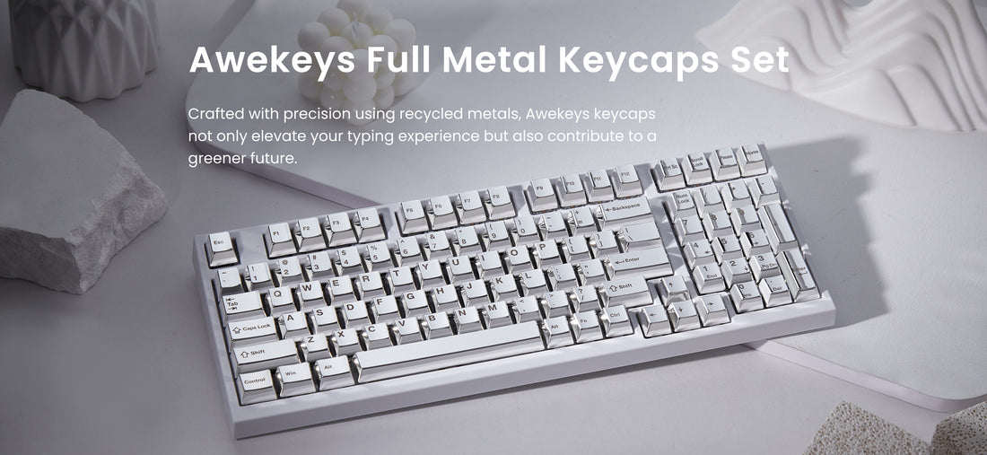 Awekeys Full Metal Keycap Set