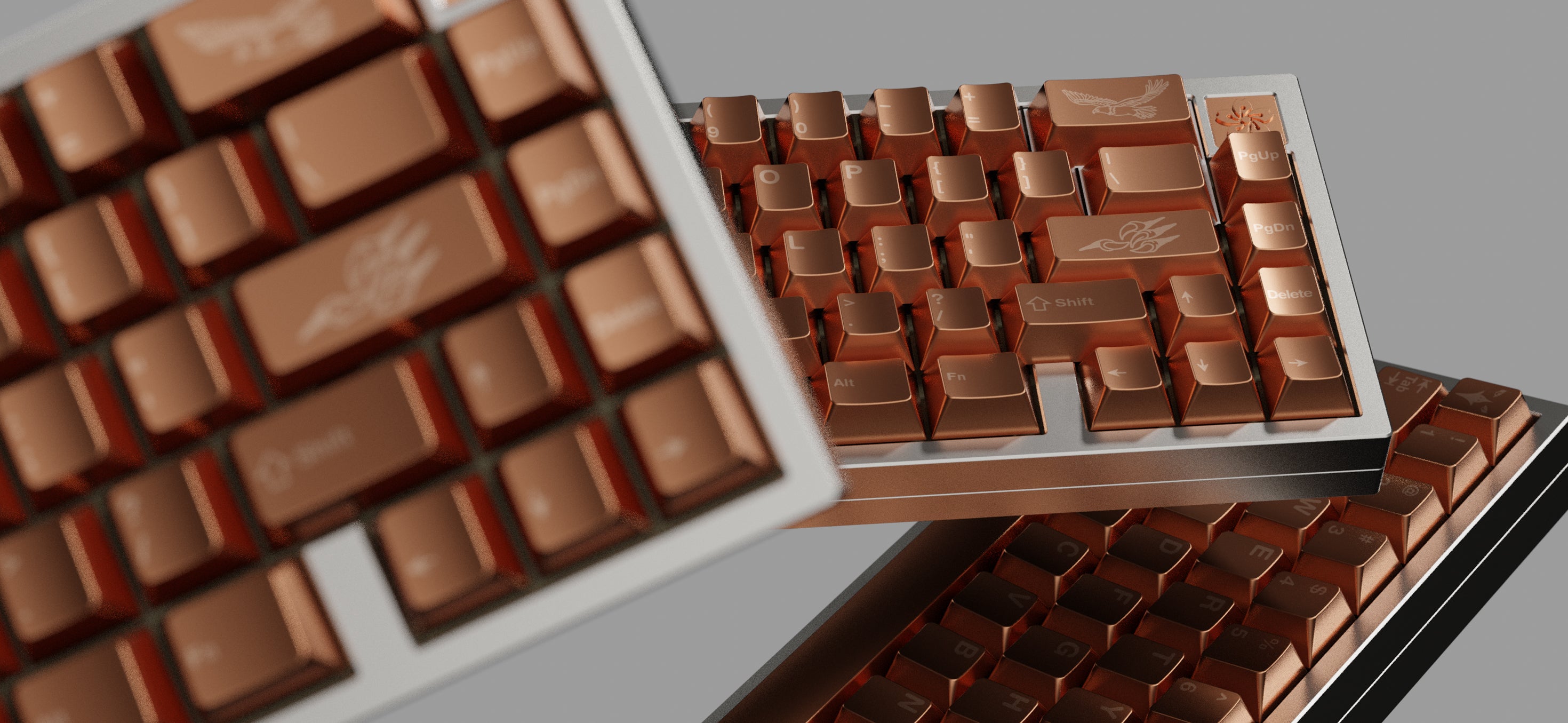 Awekeys: Refined Typing Experience in Full Metal Keycaps Set