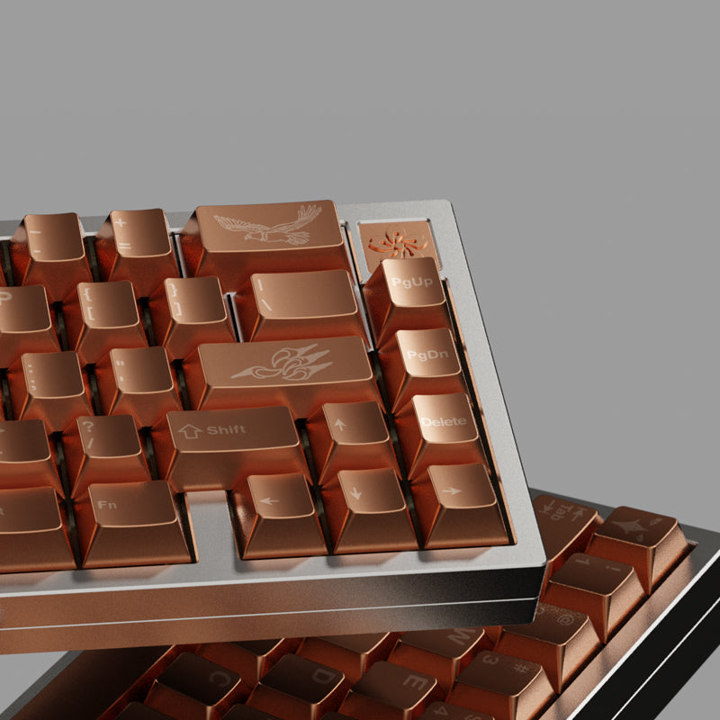 Awekeys: Refined Typing Experience in Full Metal Keycaps Set