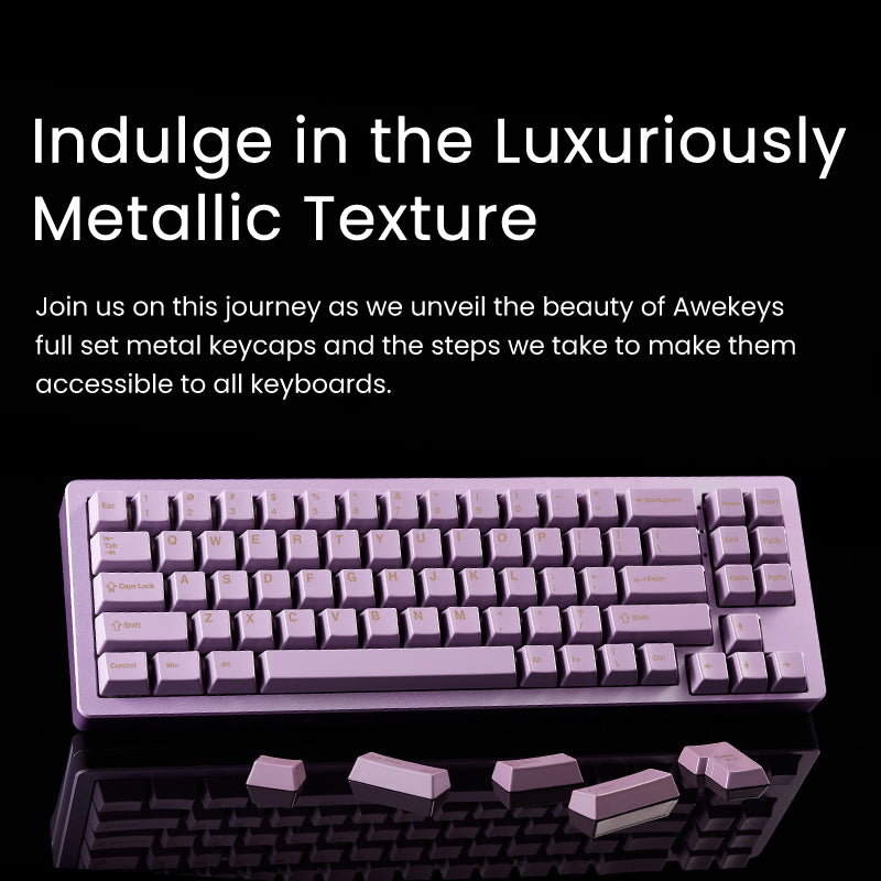 Awekeys Full Metal Keycap Set