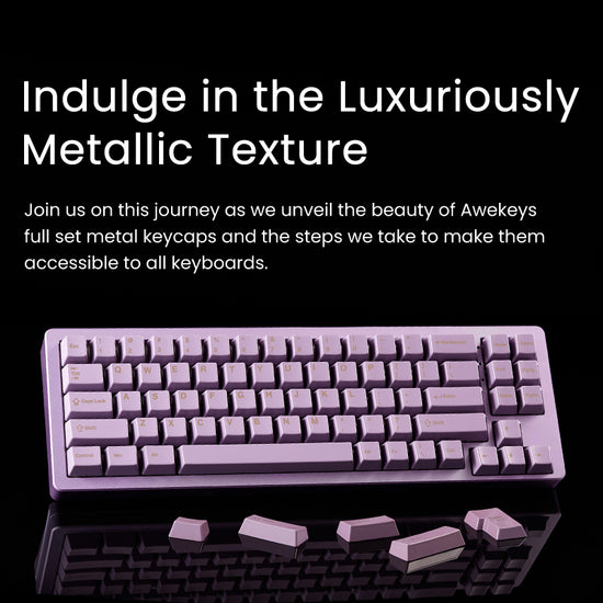 Awekeys Full Metal Keycap Set