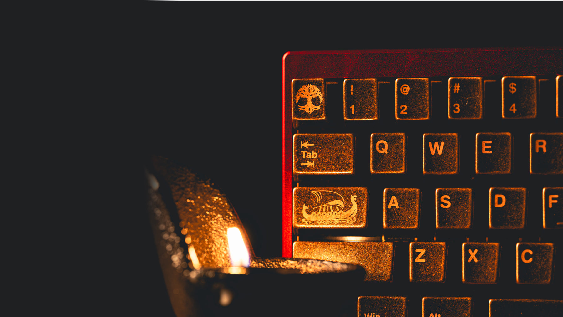 Awekeys Viking Antiques Metal Keycaps Set